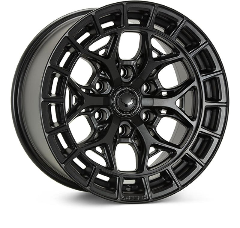 Vossen HFX-6 24x10 - 6x139.7 - ET25 - Deep - 106.1 - Satin Black Wheel ...