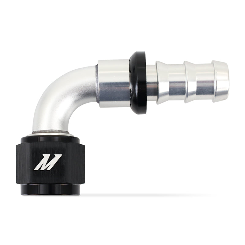 Mishimoto 90 Degree Push Lock Fitting - 10AN — OverDosed Performance
