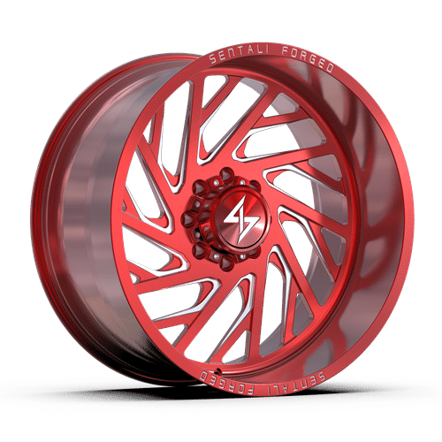 Sentali Forged SF7RM 22x10 8x170 ET-24 125.2 Red Milled | SF722108324RM ...