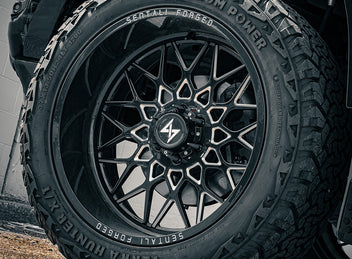 Sentali Forged SF-5 24x12 8x180 ET-44 124.3 Brushed Milled ...