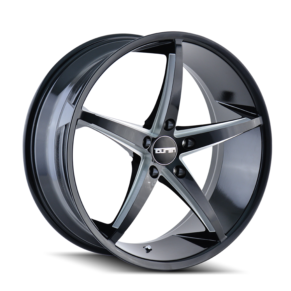 TOUREN TR70 17x7.5 5x112 ET40 66.56 Gloss Black Milled (SKU: 3270-7745B) — OverDosed Performance