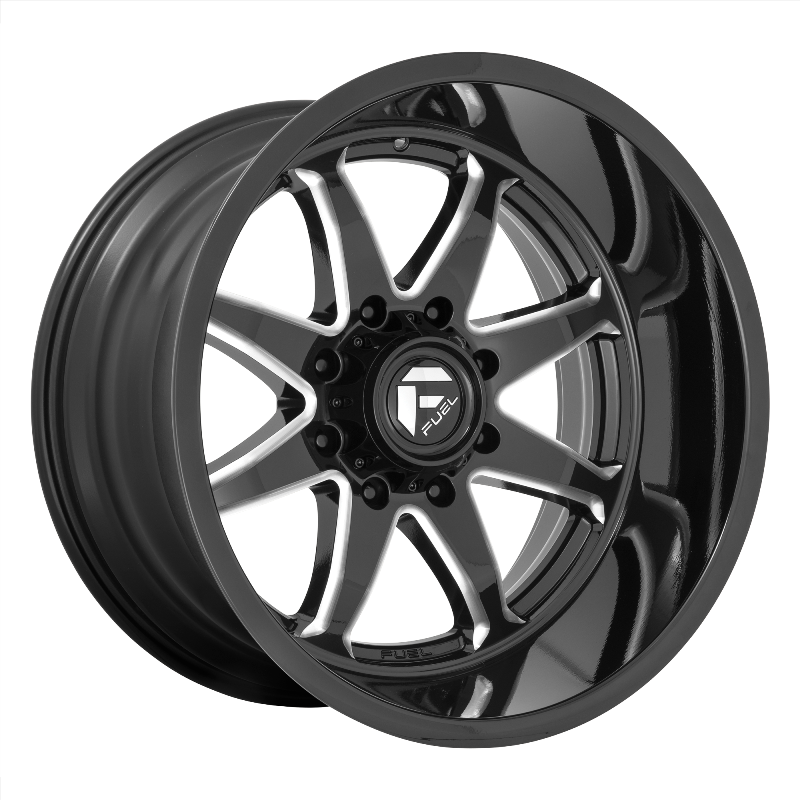 FUEL Off-Road D749 HAMMER 20X9 6X139.7 ET1 106.1 GLOSS BLACK MILLED ...